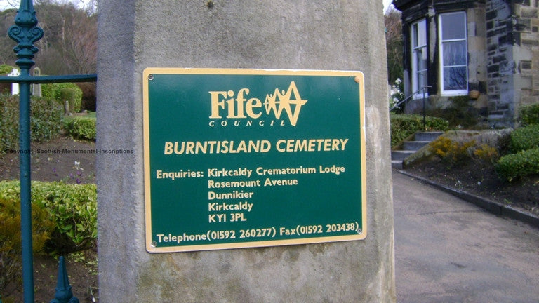 Burntisland Cemetery- Fife PDF – Scottish Monumental Inscriptions