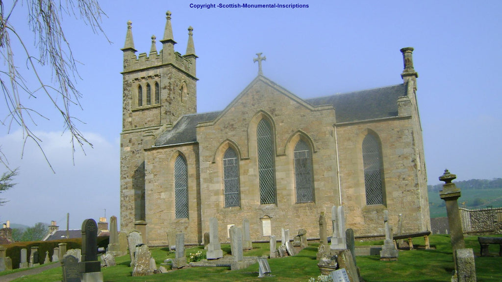 Collessie Kirkyard Nr Cupar- Fife PDF – Scottish Monumental Inscriptions