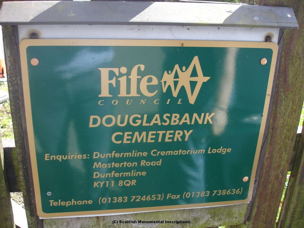 Douglasbank Cemetery - Fife PDF – Scottish Monumental Inscriptions