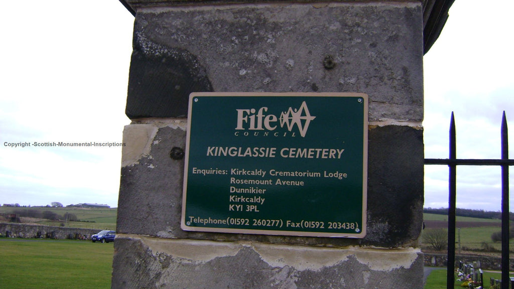 Kinglassie Church & Cemetery - Fife PDF – Scottish Monumental Inscriptions