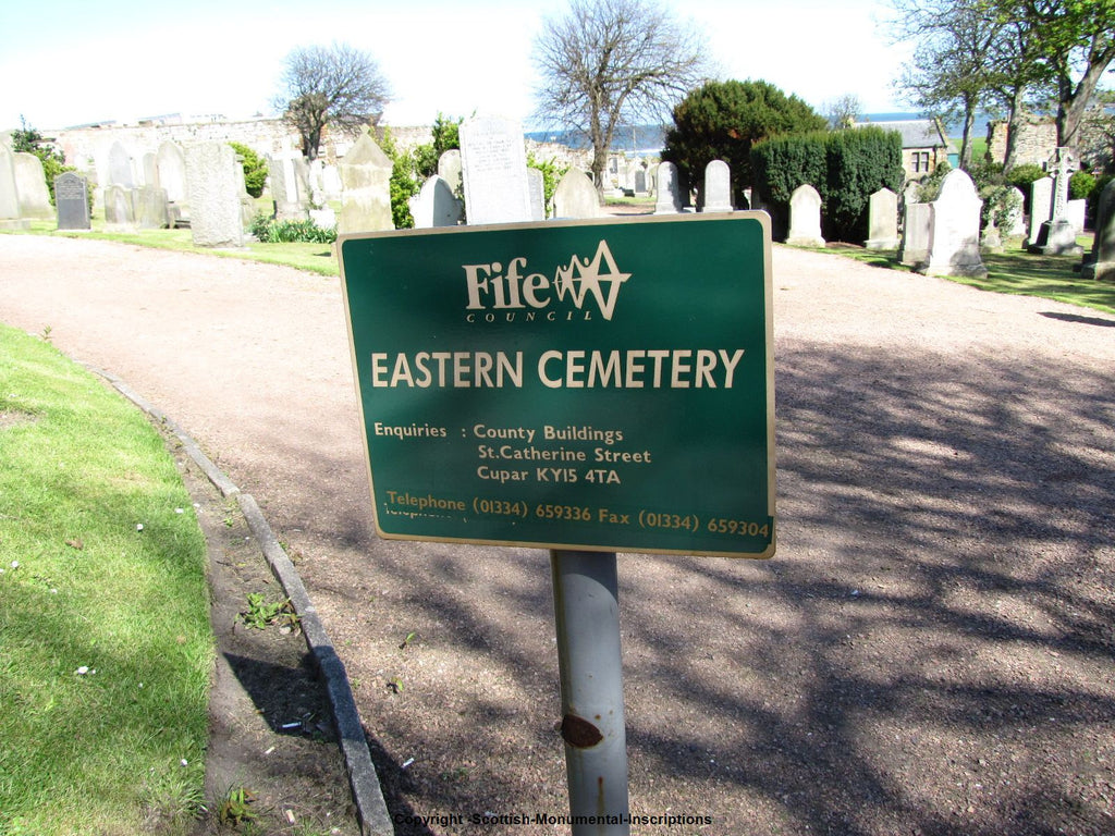 St Andrews Eastern Cemetery - Fife PDF – Scottish Monumental Inscriptions
