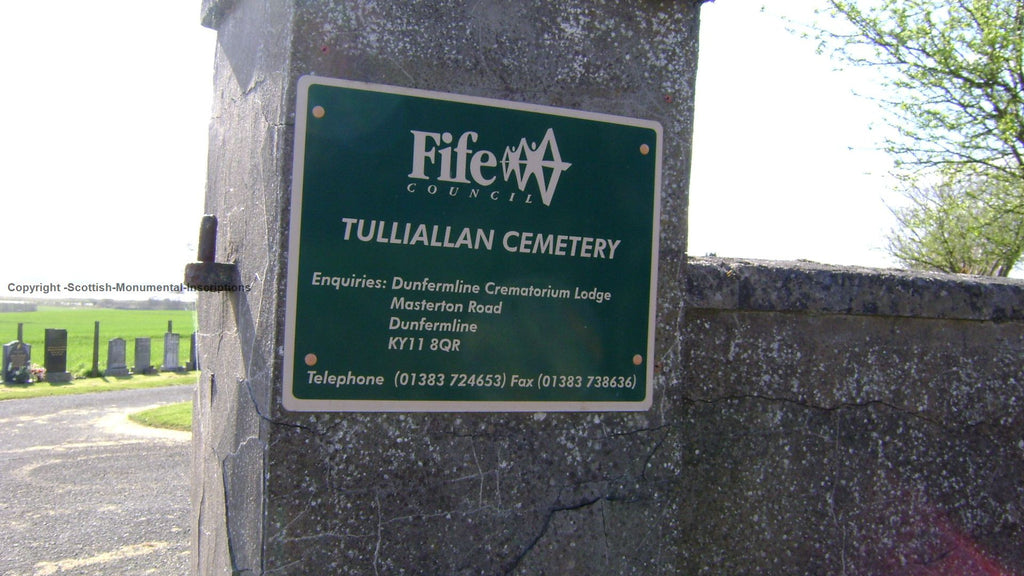 Tulliallan Cemetery - Fife PDF – Scottish Monumental Inscriptions